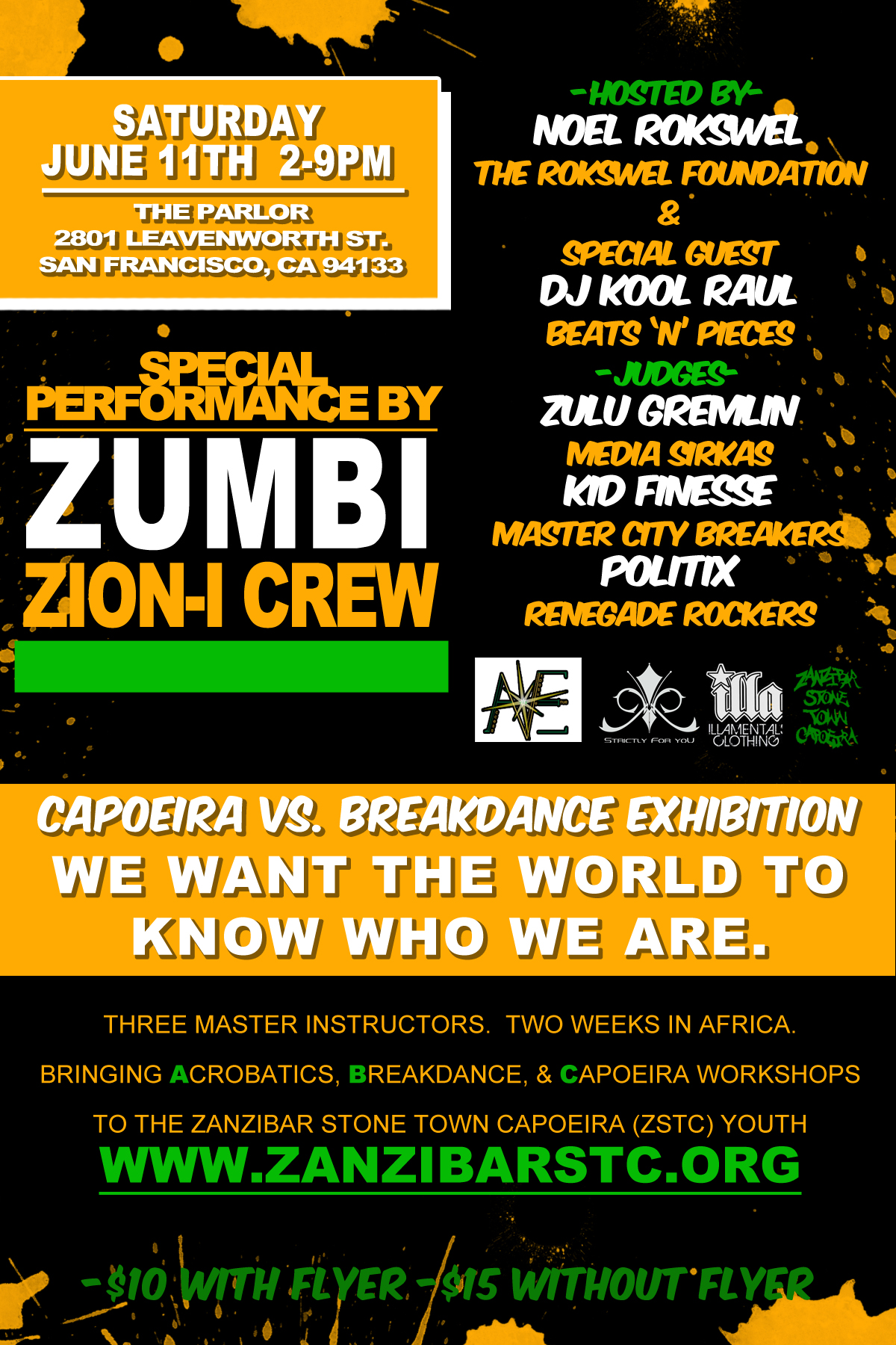 Capoeira vs. Breakdance exhibition - El Tecolote