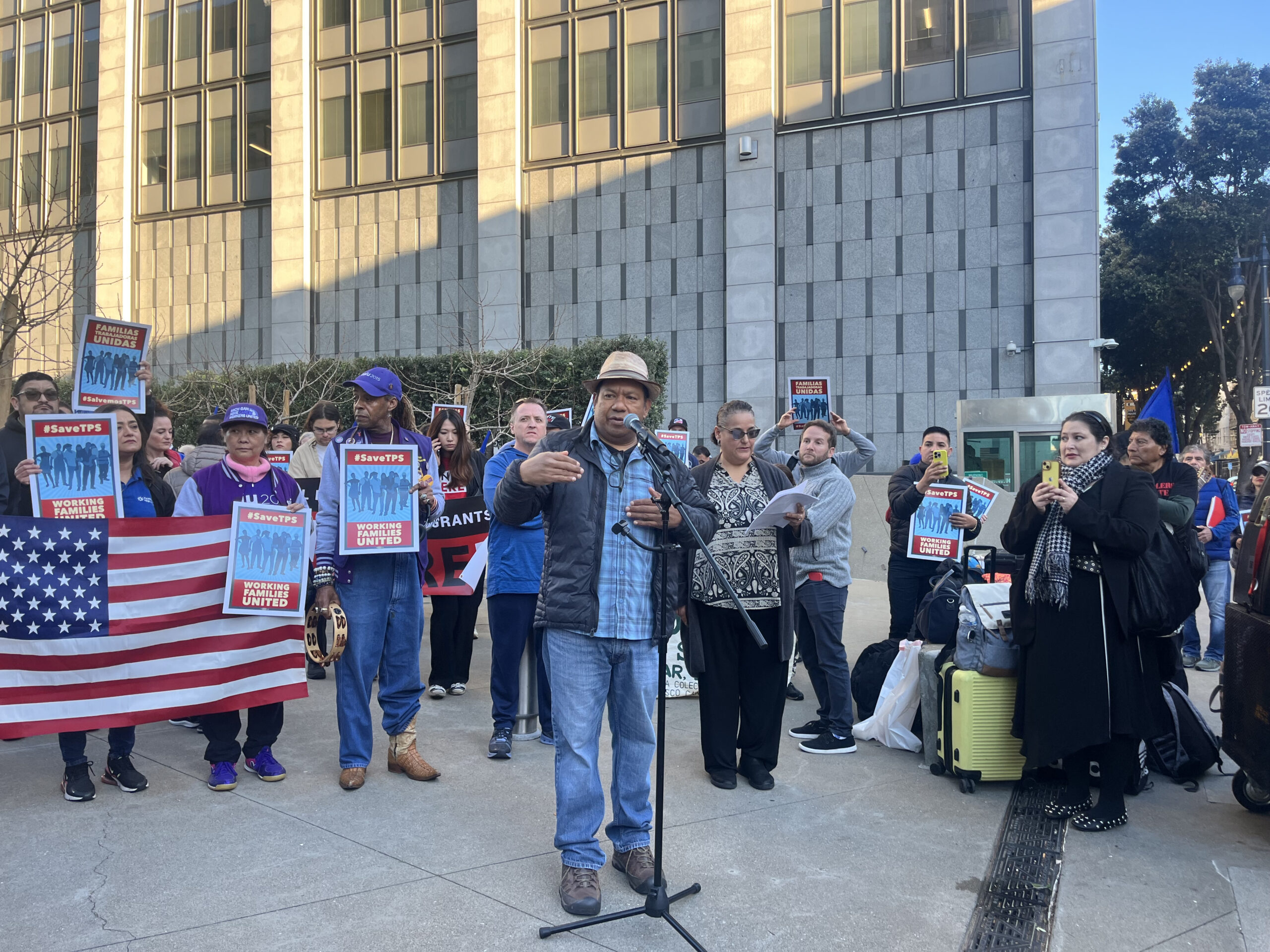 Immigrants rally in SF to defend TPS protections for Venezuelans